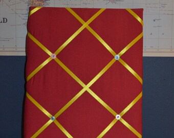 Items similar to Framed velvet pin board on Etsy