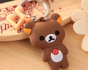 Rilakkuma keychain | Etsy