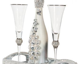 Champagne tray | Etsy