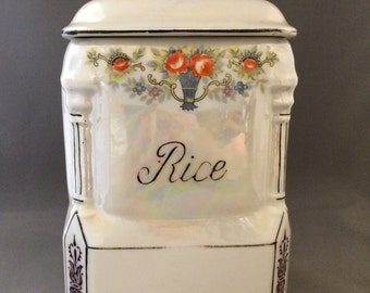 Rice canister | Etsy