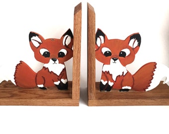Fox bookends | Etsy