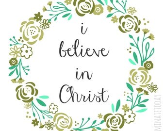 Believe in cursive | Etsy