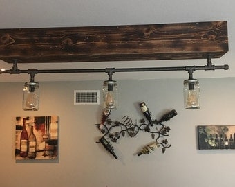 Wood beam light | Etsy