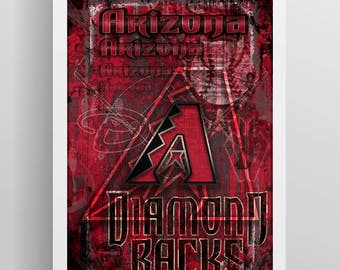 ARIZONA DIAMONDBACKS DBacks Leather Baseball headband/hair