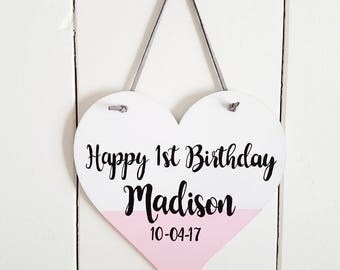 Birthday plaque | Etsy