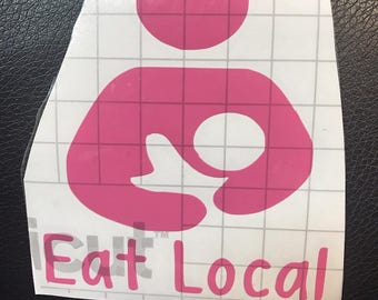 Breastfeeding decal | Etsy