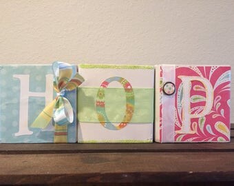EASTER BLOCKS for Easter word and home decor