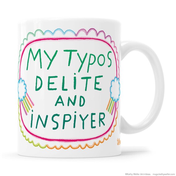 Typo Gift Teacher Mug Teacher Gift Grammar Gifts Grammar Mug