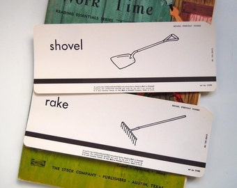 Vintage flash cards | Etsy