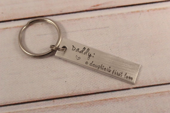 Daddy Keychain Daddy a daughter's first