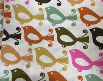 Bird fabric | Etsy