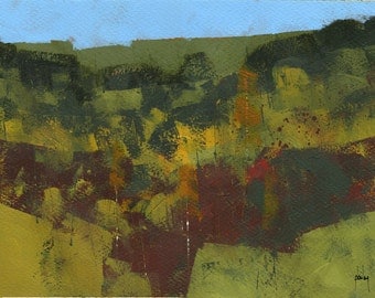 Landscape paintings with a semi-abstract touch by PaulBaileyArt