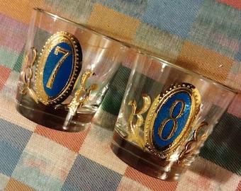 Retro bar glasses | Etsy