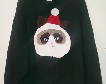 Grumpy cat sweater | Etsy