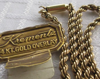 Krementz necklace | Etsy