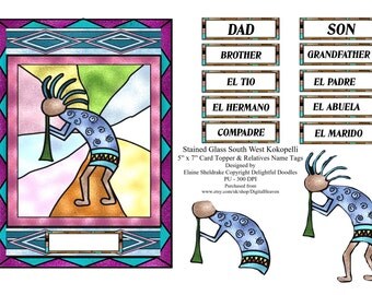 Kokopelli pattern | Etsy