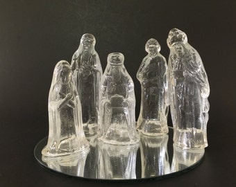 Glass nativity | Etsy