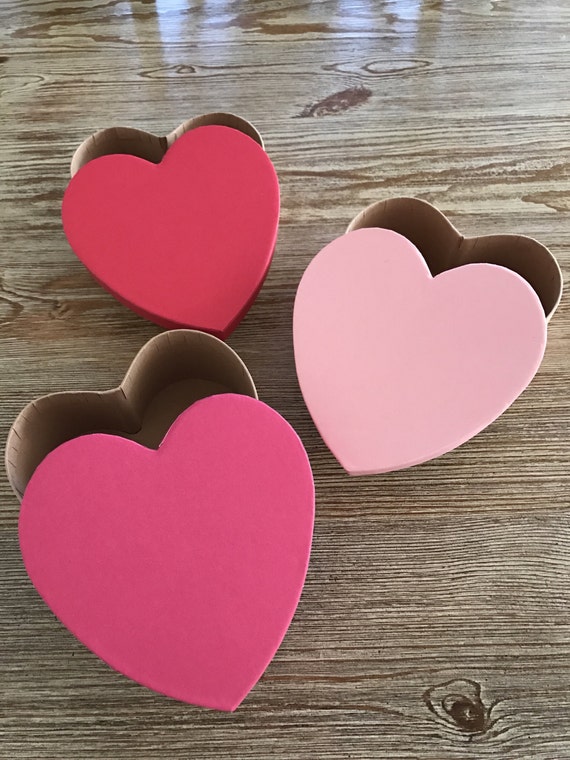 6 Heart Shaped Boxes Heart Paper Boxes Paper Mache 6-heart-shaped-boxes-heart-paper-boxes-paper-mache