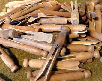 Antique clothespins | Etsy