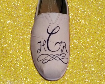Monogram shoes | Etsy