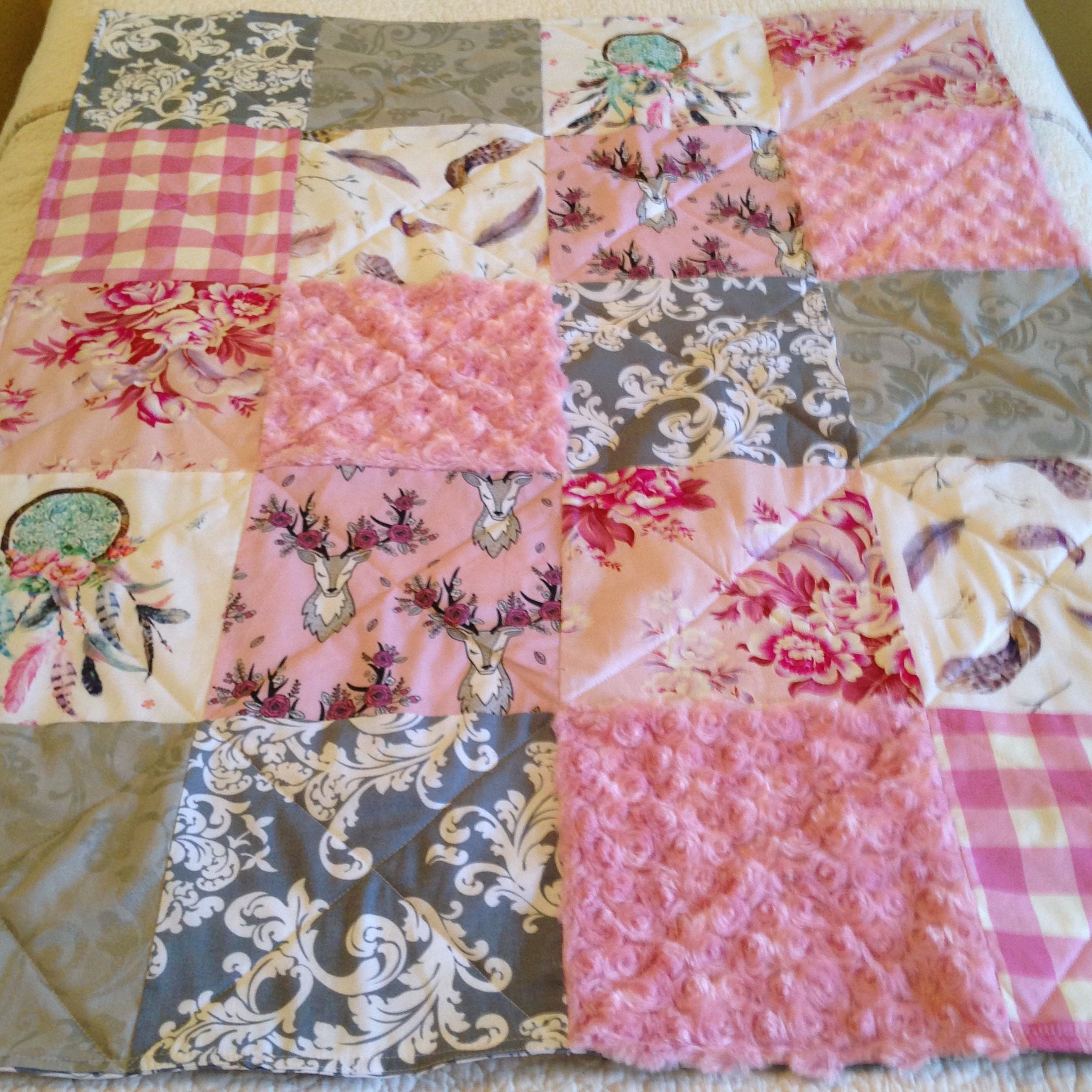 Handmade Quilts For The Nursery Or Yourself by CottageDome on Etsy