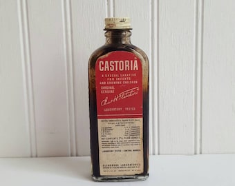 Unique castoria bottle related items | Etsy