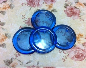 Glass coaster set | Etsy