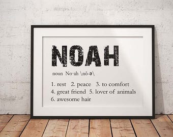 Name meaning sign | Etsy