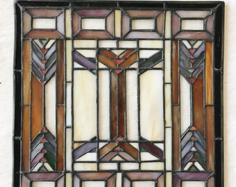 70s stained glass | Etsy