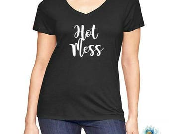 Hot mess shirt | Etsy