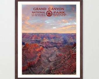 Grand canyon poster | Etsy
