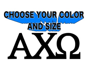 Chi omega letters | Etsy