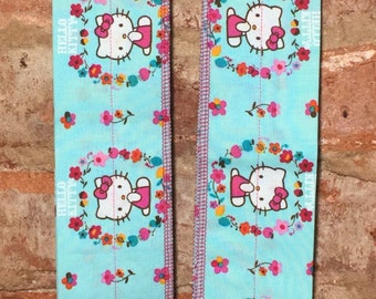 Items similar to Crossfit style wrist wraps Hello kitty on Etsy