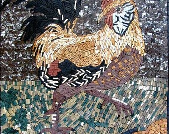 Mosaic rooster | Etsy