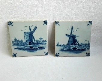 Dutch ceramic tile | Etsy