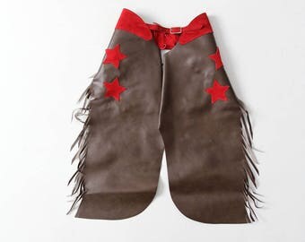 Fringe leather chaps | Etsy