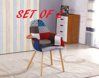 Patchwork chair | Etsy