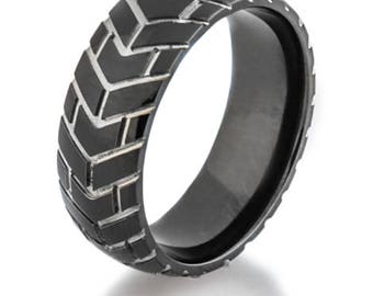 Tire tread ring | Etsy