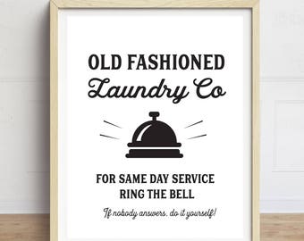 Old laundry sign | Etsy