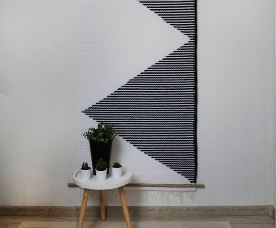 Geometric wall hanging Woven wall hanging Wall tapestry