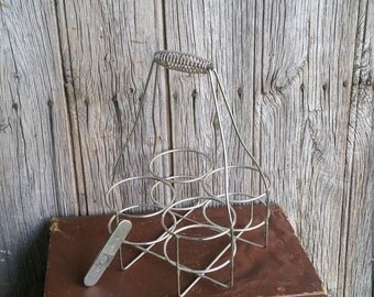 Milk bottle carrier | Etsy