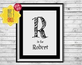 Monogram letters | Etsy