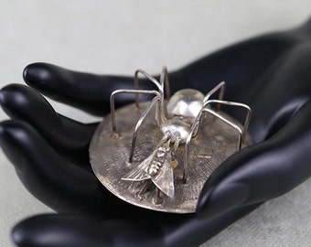 Large spider brooch | Etsy