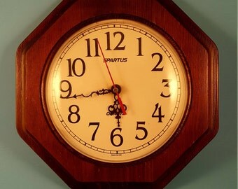 Spartus wall clock | Etsy