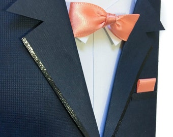 Tuxedo invitation | Etsy