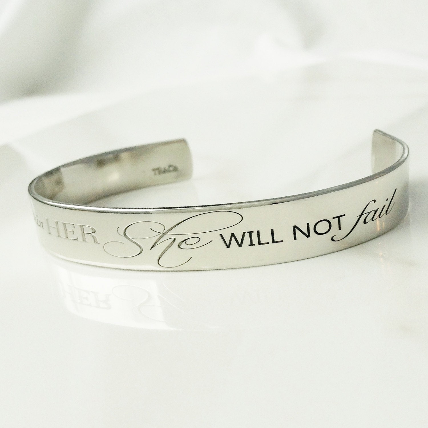 God is within Her She will not Fail Bracelet . Psalms 46:5