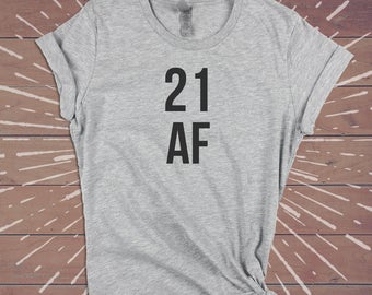 21st birthday shirt | Etsy