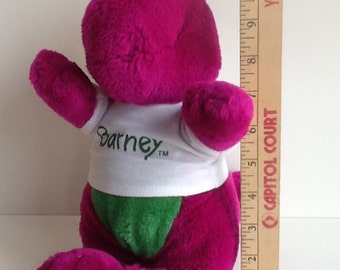 Barney plush | Etsy