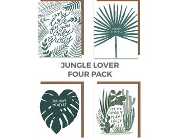 Jungle card | Etsy