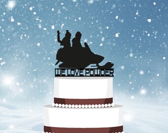 Ski cake topper | Etsy